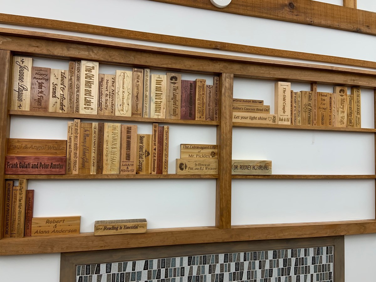 Endowment Fund Book Spines — Beaver Island District Library